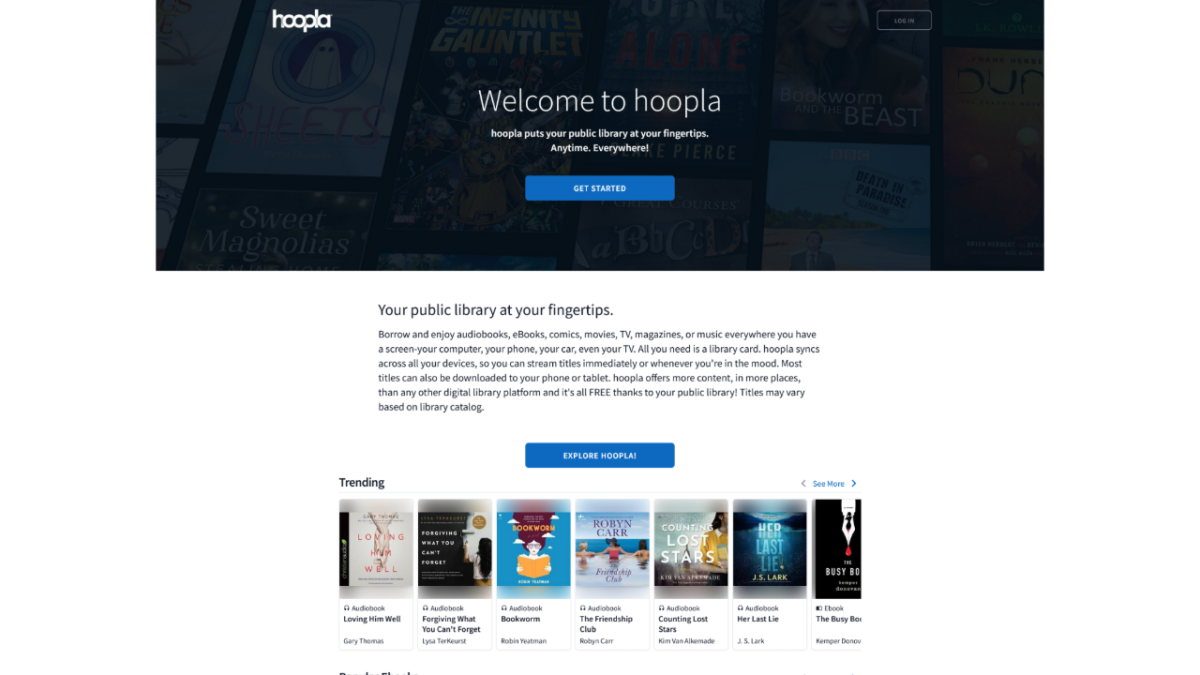 What is Hoopla? - Union Connecticut Free Public Library